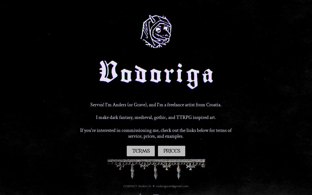 Vodoriga's commissions